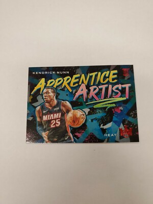 2019-20 Panini Court Kings Kendrick Nunn RC RUBY APPRENTICE ARTIST 83/ ...