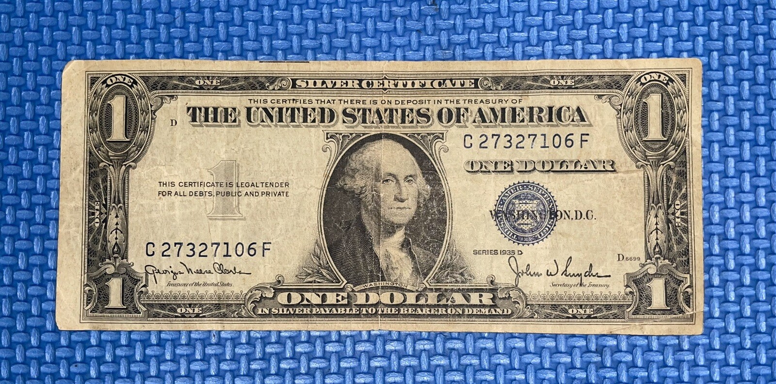1935 D series silver certificate dollar bill | eBay
