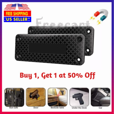 Magnetic Gun Holder Magnet Mount under Desk Pistol Concealed Magnetic ...