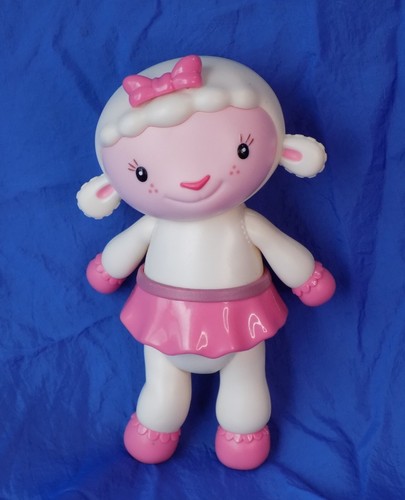 Disney Jr Doc McStuffins LAMBIE 7.25" Hard Plastic Doll w/ Poseable ...