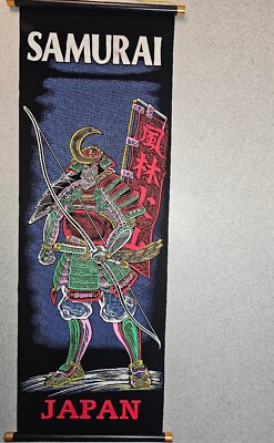 Paintings & Scrolls - Japan Scroll Samurai