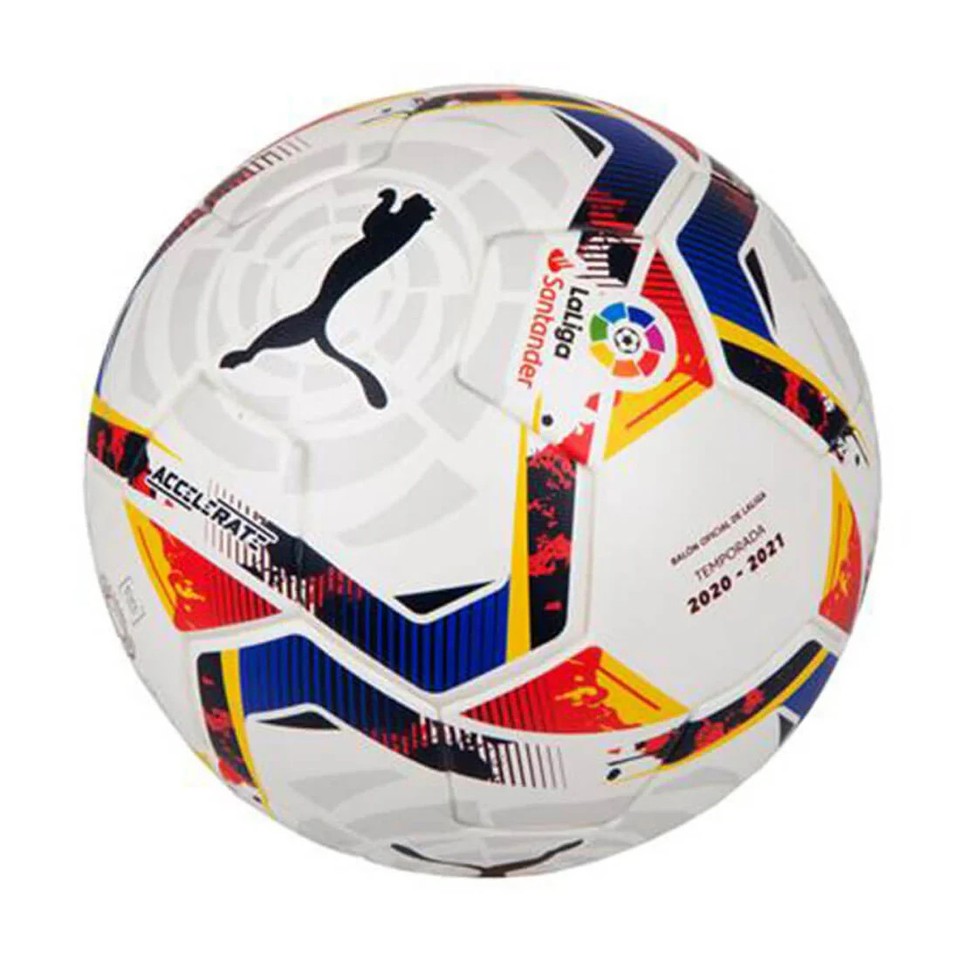 PUMA La Liga 1 Accelerate FIFA Quality Ball White Match Football Size 5 ...