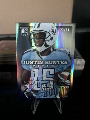 2013 Panini Absolute - Rookie Justin Hunter #148 Spectrum Silver ...