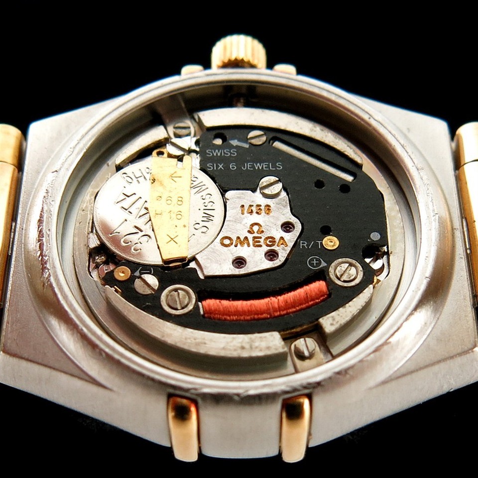 Ladies SS/18k Omega Constellation Cal 1456 Ref 795 1203 Wrist Watch | eBay