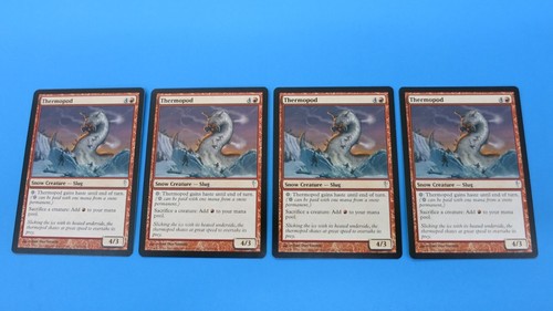 4x THERMOPOD SNOW CREATURE SLUG COLDSNAP MTG MAGIC THE GATHERING NM ...