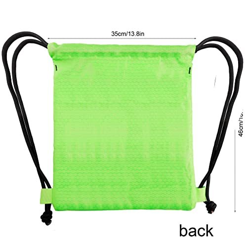 Drawstring Backpack Bag Waterproof Draw String Back Sack with Zip ...