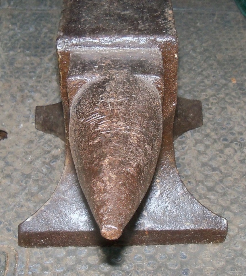 Rare Isaac Hill, Birmingham, England, Blacksmith Horn Anvil 160 LB, Pre ...