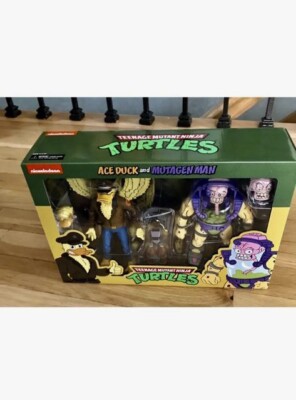 COLLECTIBLE NECA TNT ACE DUCK AND MUTAGEN MAN IN HAND NINJA TURTLES ...