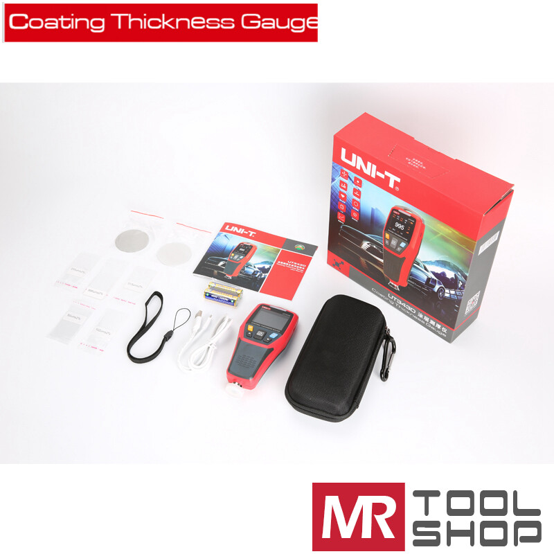 UNI-T UT343D Digital Paint Coating Thickness Gauge Meter 0 to 1250um F ...