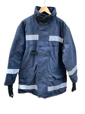 Ex Fire & Rescue BLUE Jacket Tunic Fire Service Firefighter Gore-Tex ...