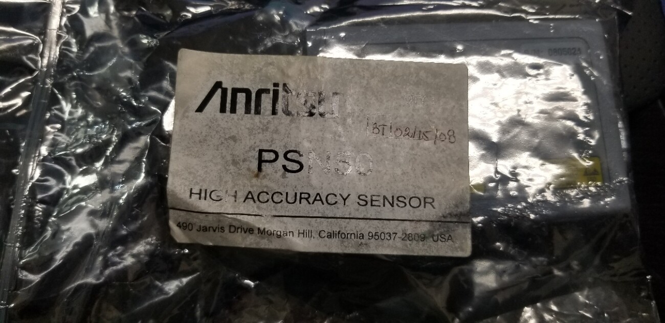 Anritsu PSN50 High Accuracy Power Sensor 50 MHz - 6 GHz G563 for sale ...
