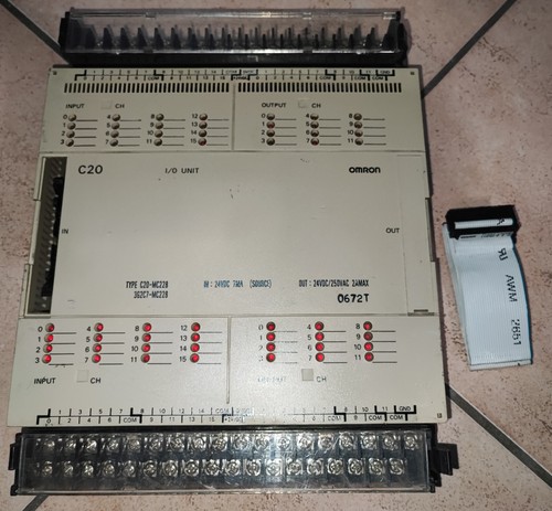 PLC OMRON SYSMAC C20 MODULO I O C20-MC228 3G2C7-MC228 32 Input 24 ...