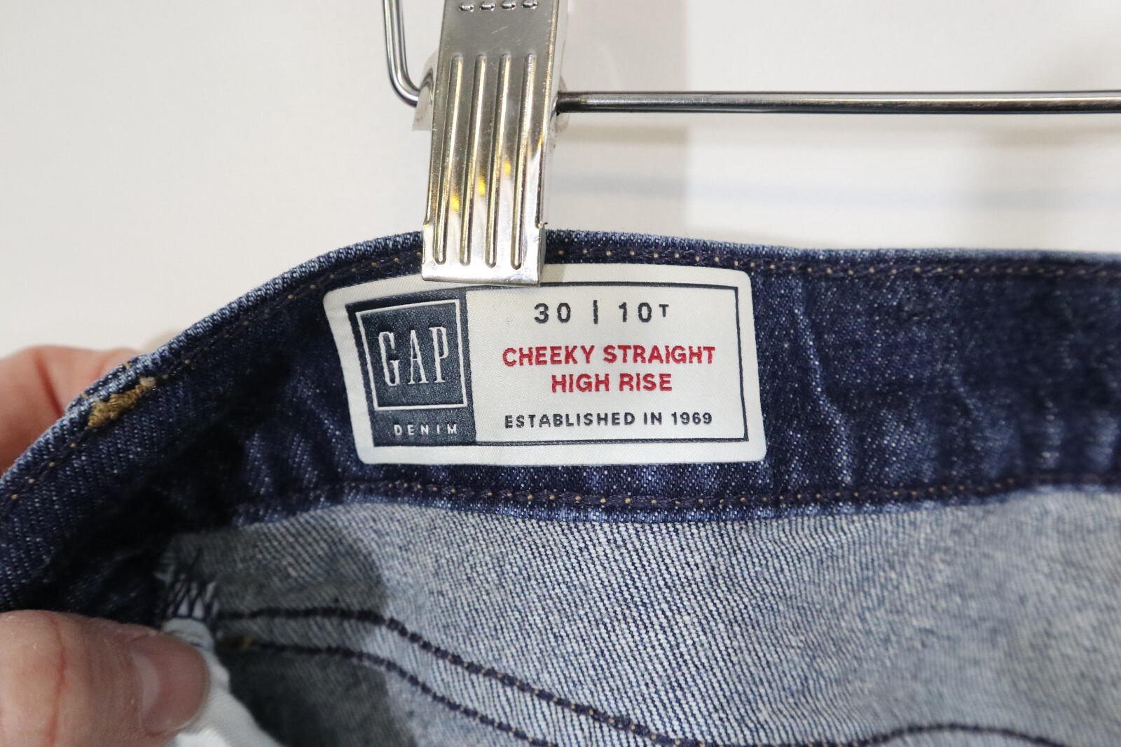 Gap Cheeky Straight Leg High Rise Jeans Size 10 Tall … - Gem