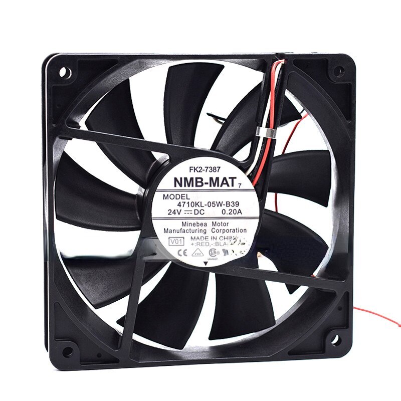 NMB 4710KL-05W-B30 B39 24V 0.2A 12CM 12025 Stop Alarm Fan 120mm | eBay