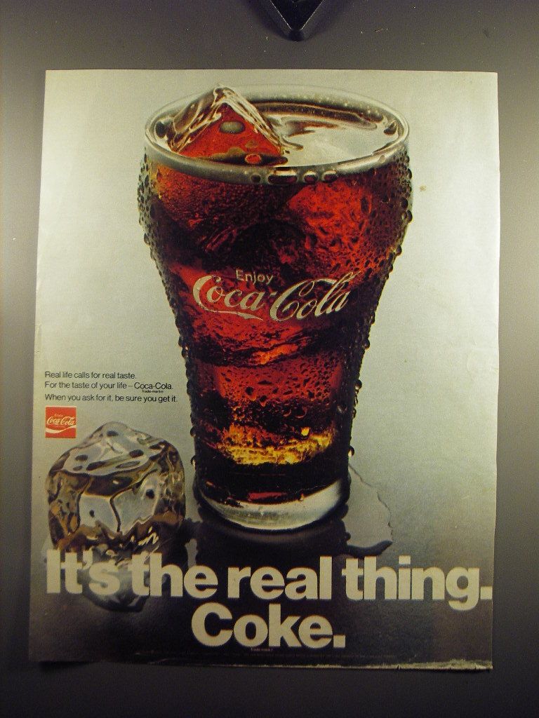 1970 Coca-Cola Coke Soda Ad - It's the real thing. Coke. | eBay