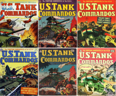 1950's U.S. Tank Commandos Comic Book Package - 6 eBooks on CD | eBay
