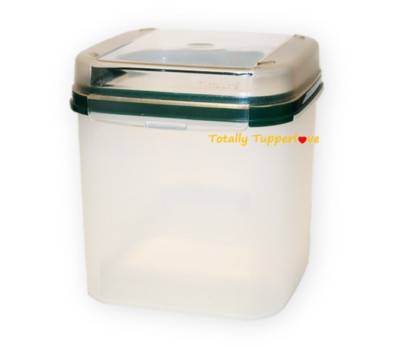 Tupperware #3 Signature Line Square Modular Mates 17 Cups Green Vintage ...