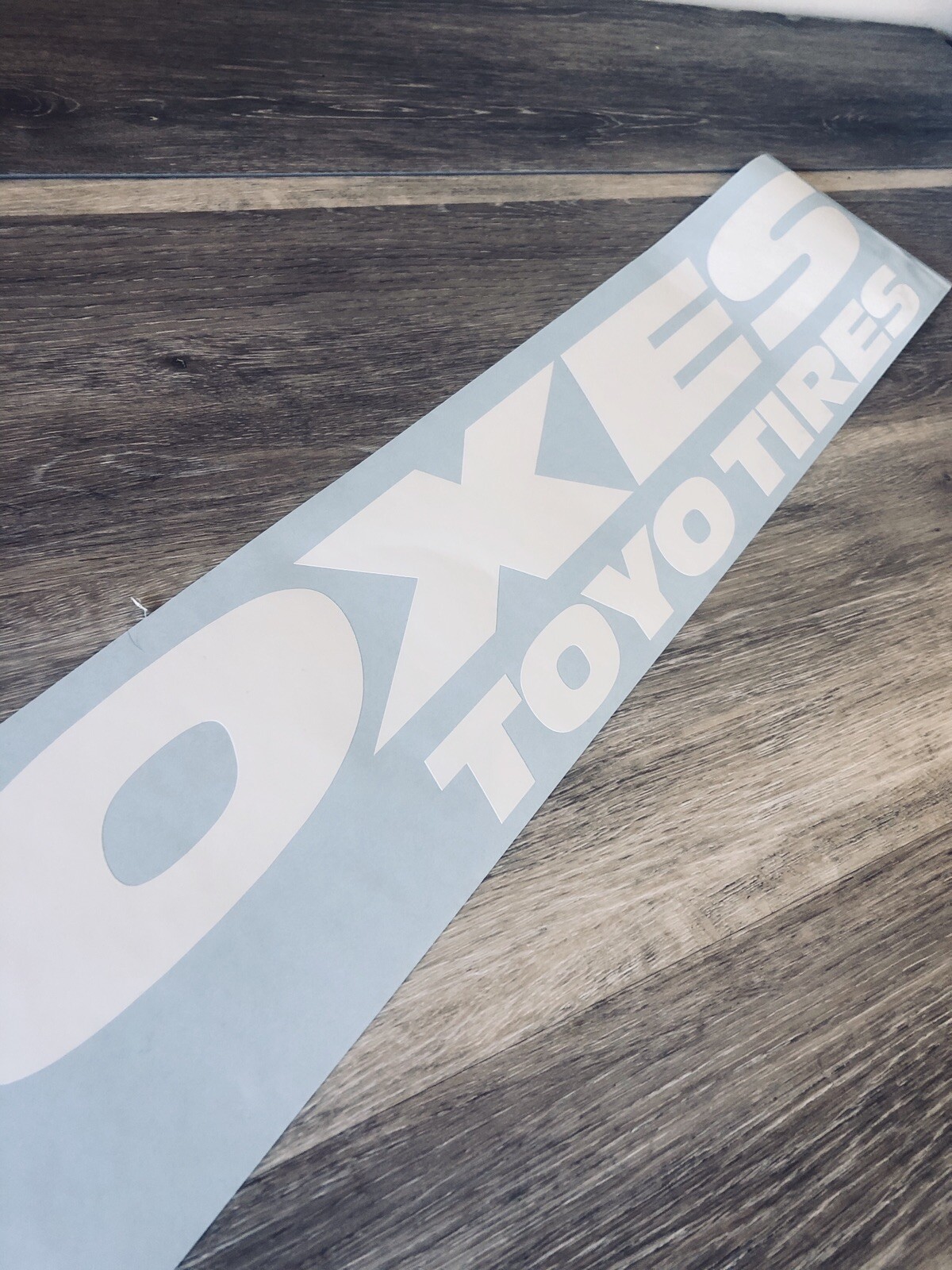 PROXES - TOYO TIRES XXL Size White Track Car Sticker 100cm ...