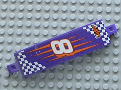 LEGO Dark Purple Technic Panel Curved 3x13 Number 8 18944pb002 Set ...