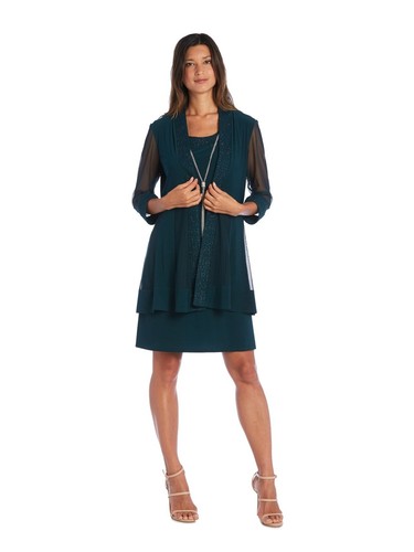 R&M RICHARDS Womens Green Party Jacket Petites 12P 707762235298| eBay