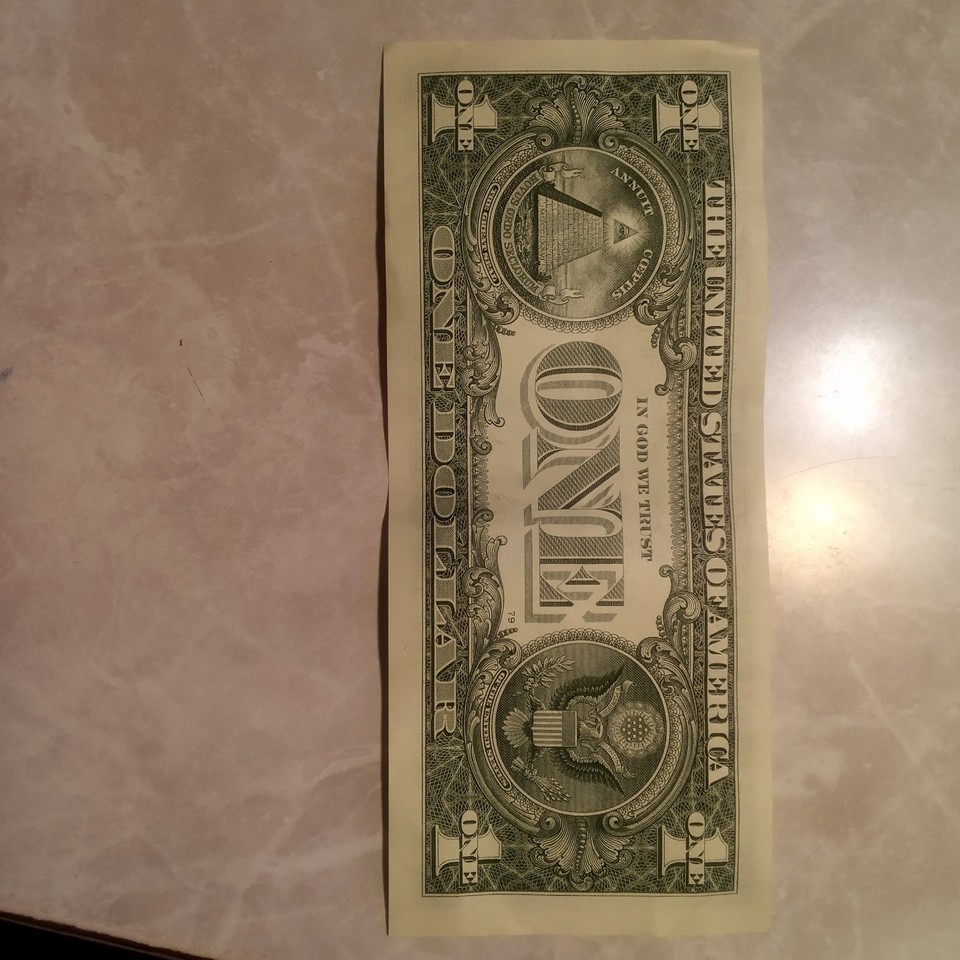 $1 rare star note Dallas Texas K10725451* 2021 one dollar bill ...