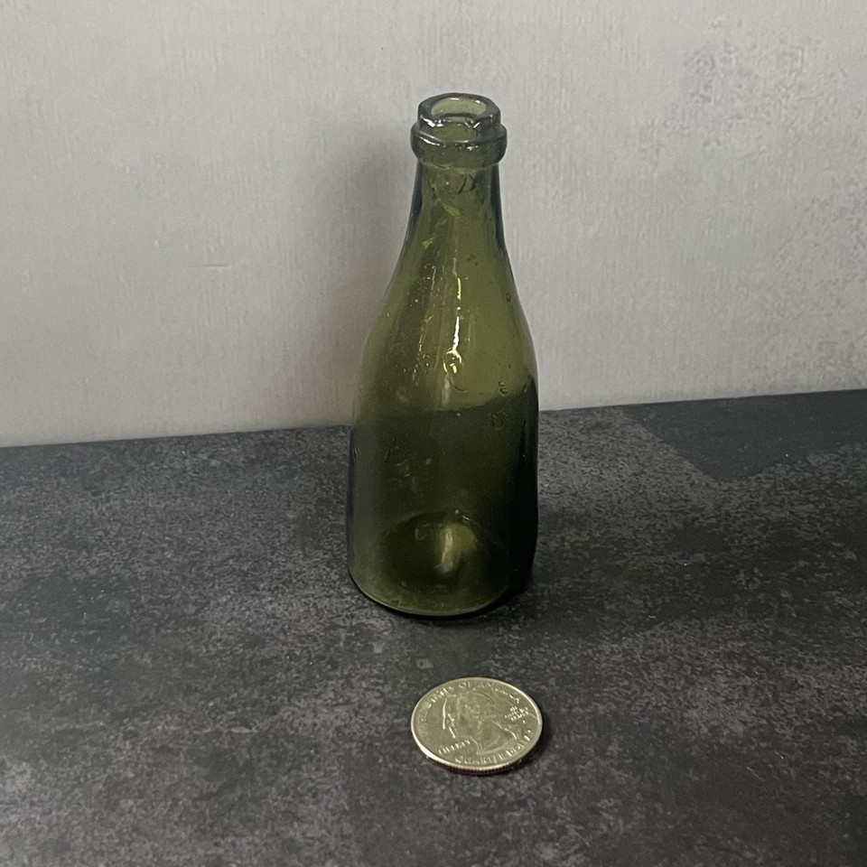 Rare Mid 19th Century Miniature Salesman Sample Blown Glass Champagne ...