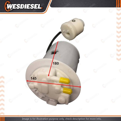 Wesfil Fuel Filter fits Toyota Corolla ZRE182 1.8L 4Cyl Petrol Refer ...
