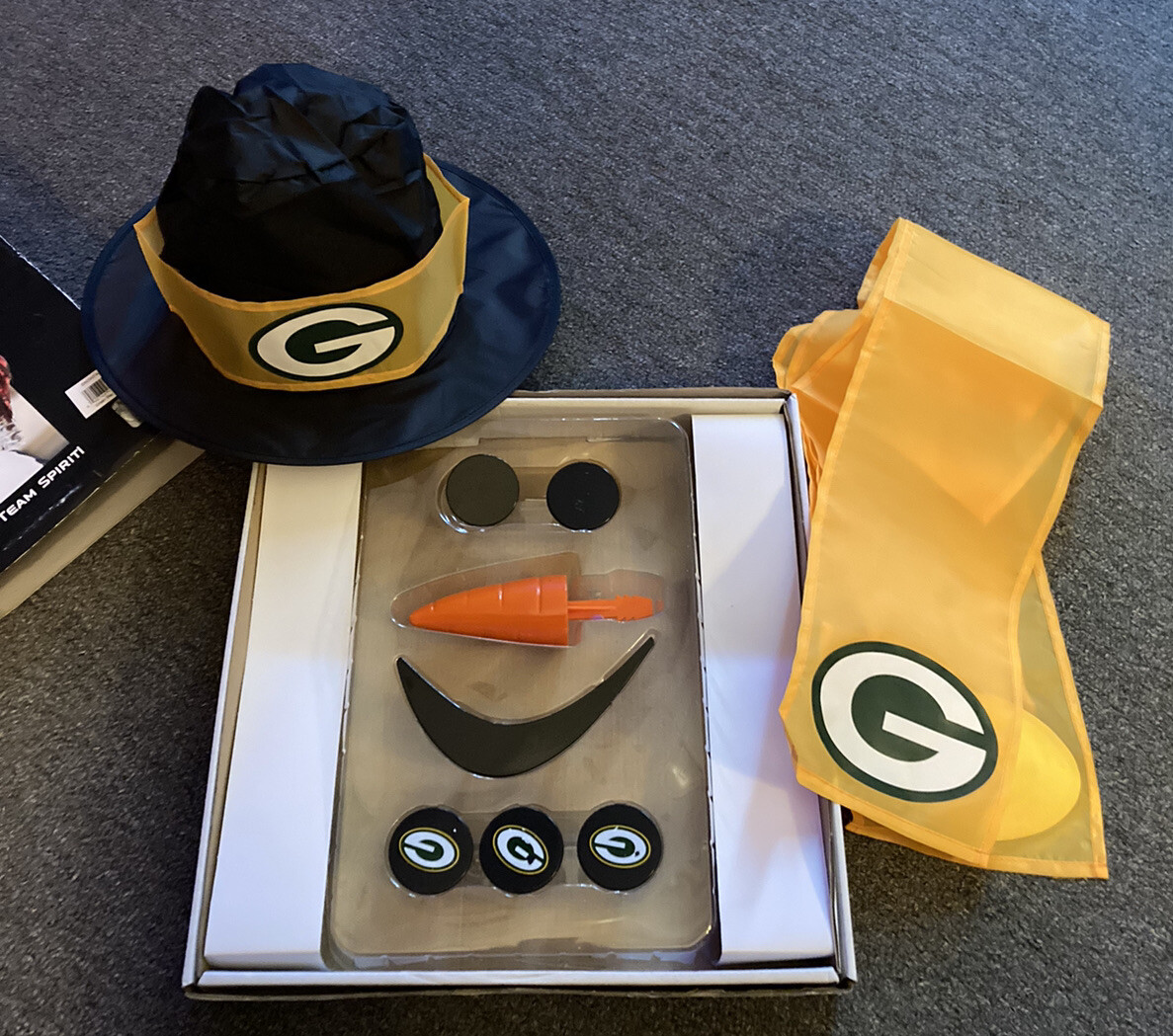 Green Bay Packers NFL Licensed Snowfan Snowman Kit | eBay