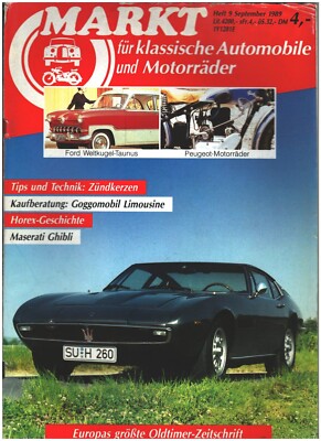 Oldtimer Markt Heft 9/1989 | eBay.de