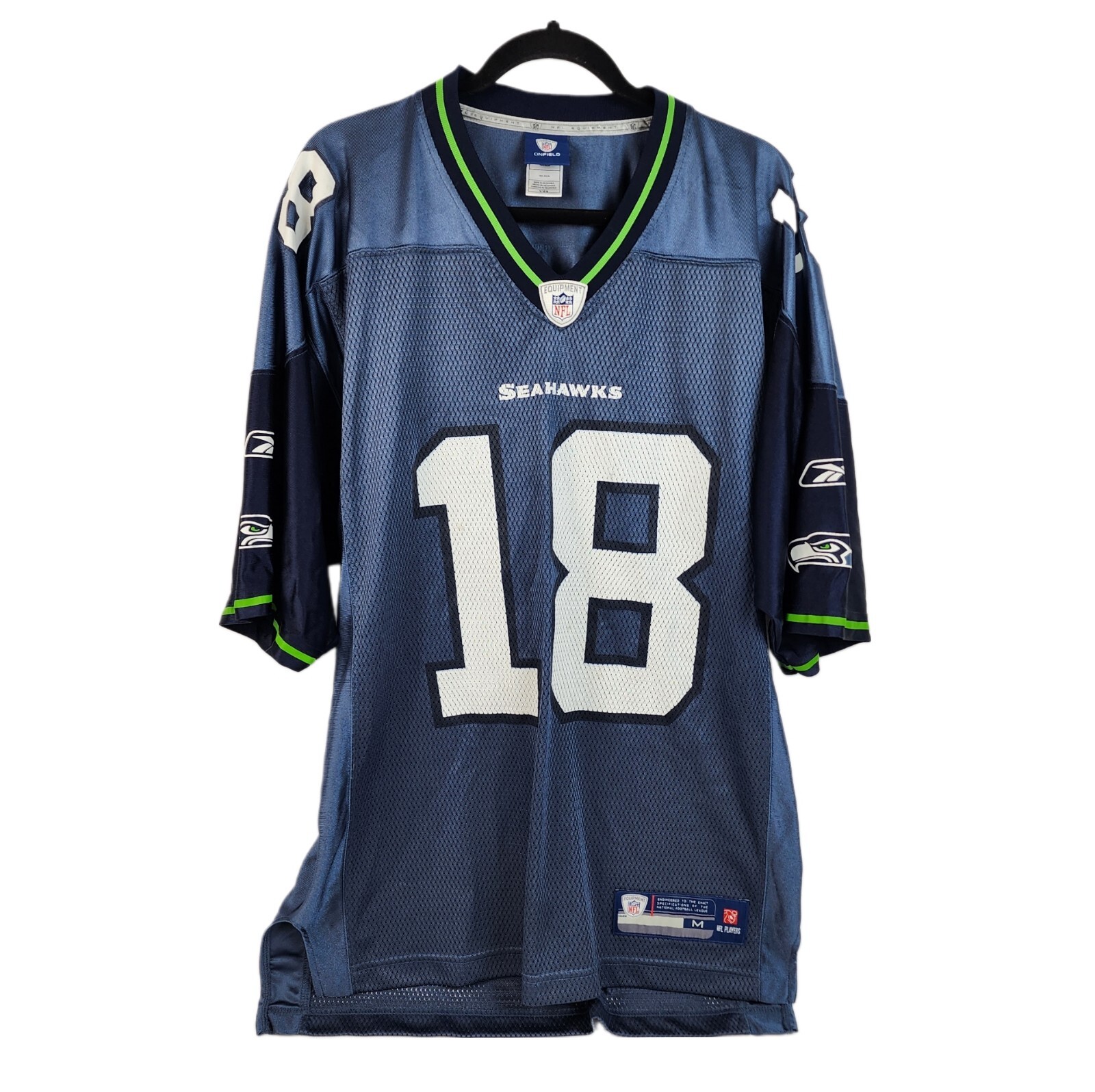 Reebok NFL Seattle Seahawks Vintage Sidney Rice 18 Jersey Mens Medium ...