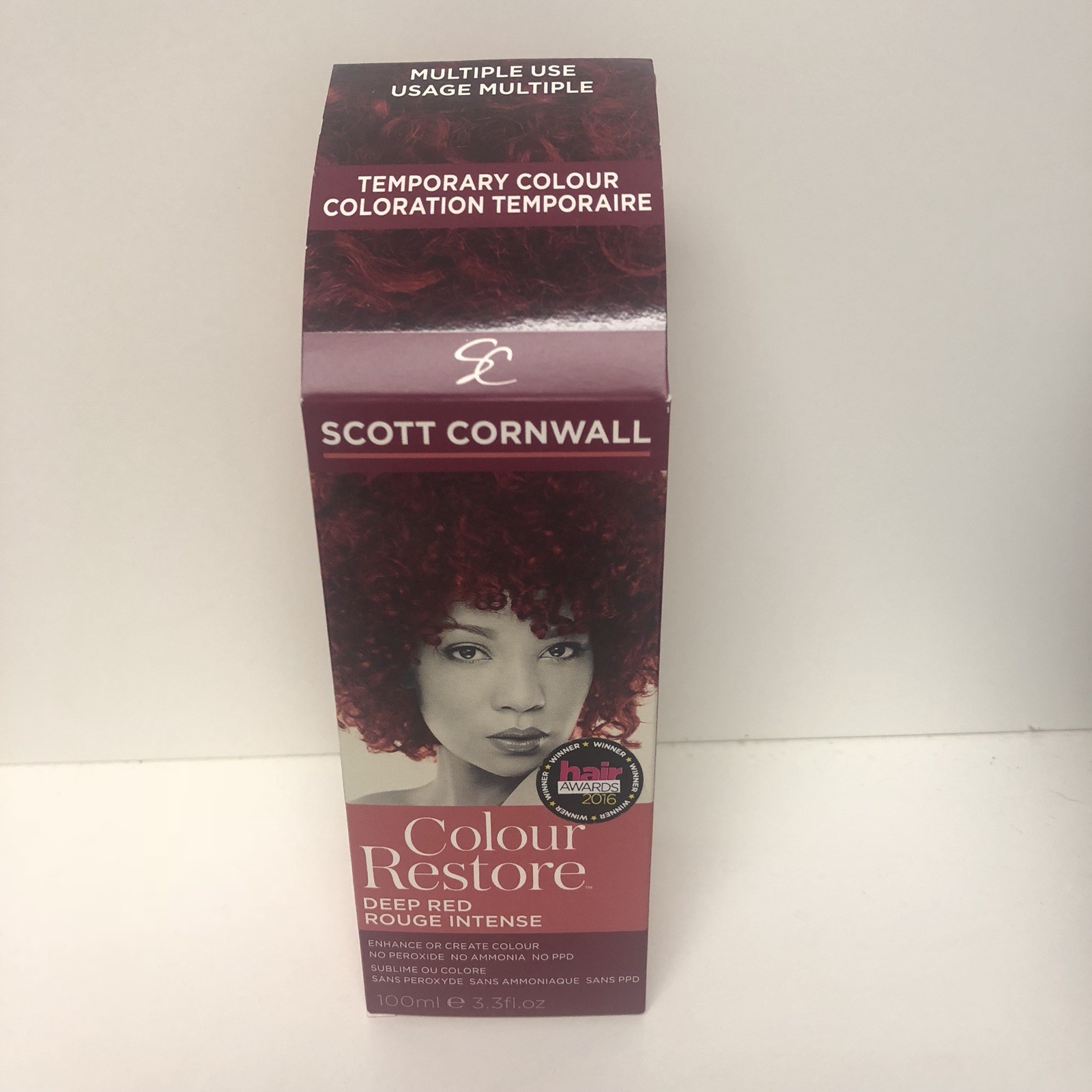 NEW Colour Restore Hair Semi-Permanent Toner - Deep Red - by Scott ...