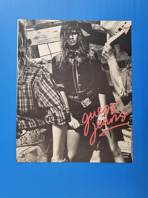 Guess Jeans Advertising Vintage Magazine Advert Advertising Original ...