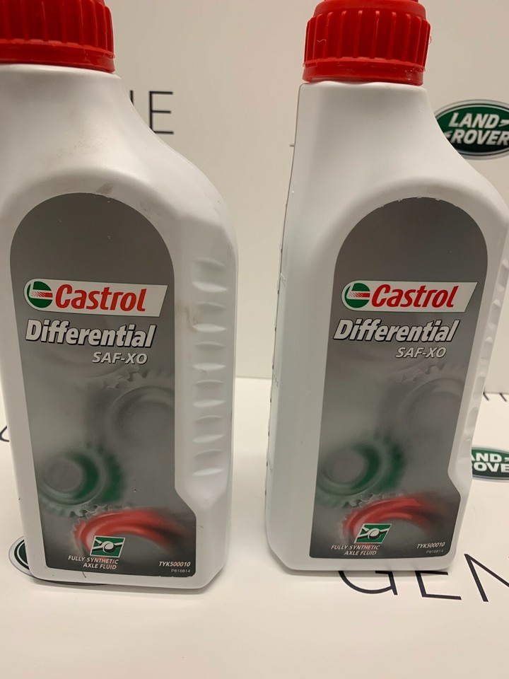 2X Land Rover Range Rover New Genuine Castrol Diff SAF-X0 Oil Fluid ...