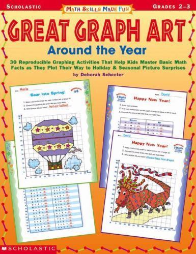 Great Graph Art Around the Year : 30 Reproducible Graphing Activities ...