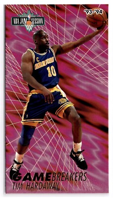 1993-94 Fleer NBA Jam Session Tim Hardaway #2 Game Breakers Warriors | eBay