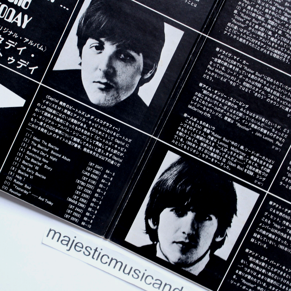 GATEFOLD COVER THE BEATLES YESTERDAY AND TODAY VINYL LP APPLE TRUNK NOT ...