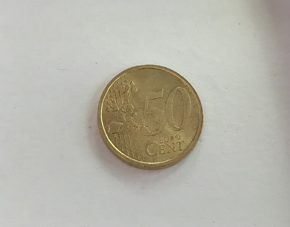 2002 Italy 50 Cent Euro Coin, Rare Collectors Coin | eBay