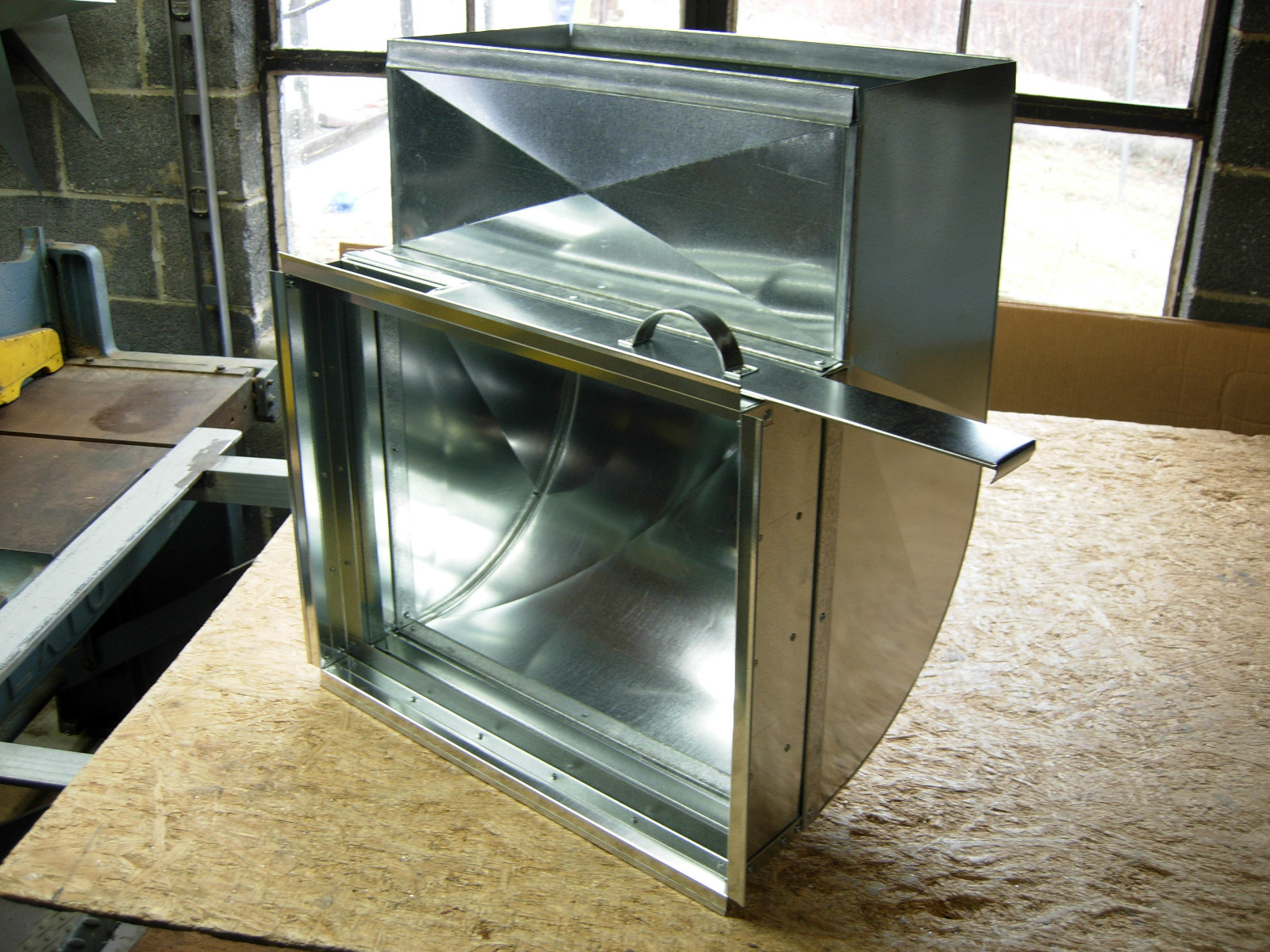 Custom 20" x 14" to 20" x 8" metal shoe HVAC | eBay