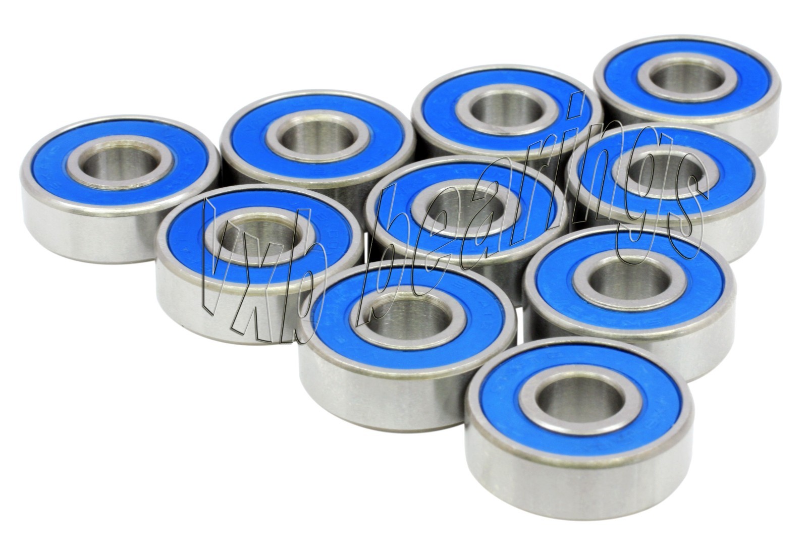 Pack of 10 Stainless Steel Sealed Ball Bearing SR10-2RS 5/8"x 1 3/8"x11 ...