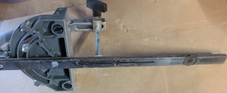 Shopsmith Miter Gauge w/ Hold-Down clamp & T-bar slot (2) Mark V 510/ ...
