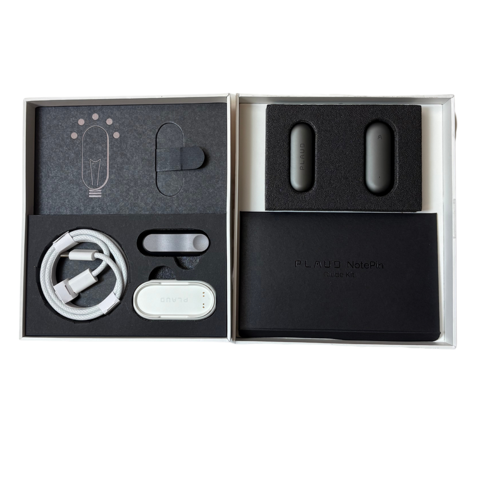 Plaud NotePin AI Wearable Note Taker Cosmic Gray with 300 Transcription ...