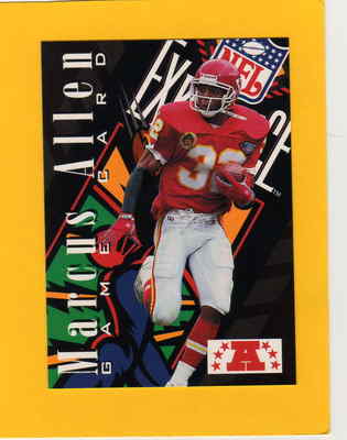1994 Exp MARCUS ALLEN Kansas City Chiefs Super Bowl Insert Card | eBay