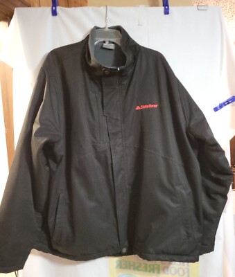 State Farm Jacket 2X Black Fleece Lined Zip Up VeryNice Piece Photos ...