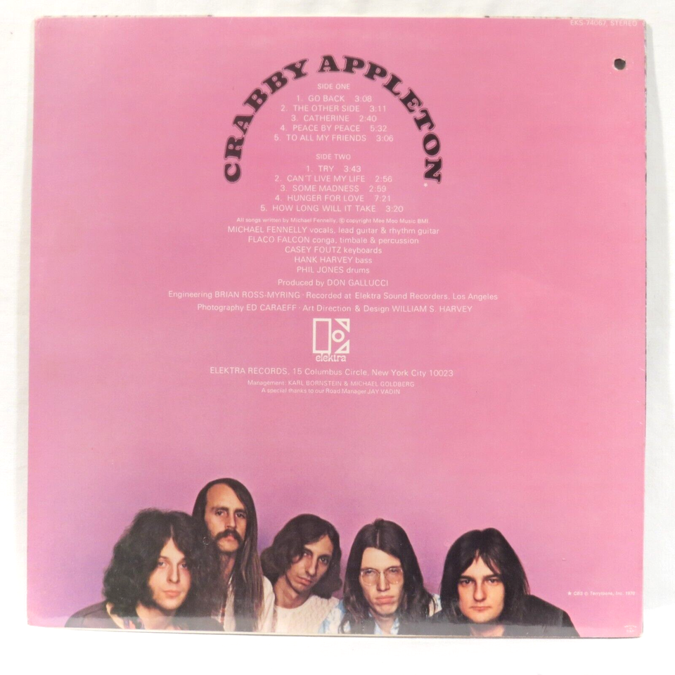 CRABBY APPLETON - S/T 1970 US 1st issue LP SEALED Michael Fennelly | eBay
