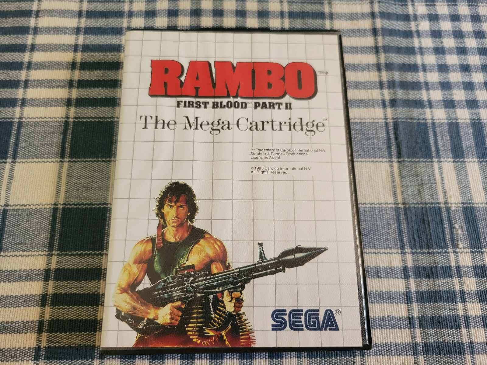 Rambo : First Blood Part II Master System PAL - Prix - Photo - Présentation
