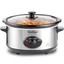 Electric Slow Cooker 3.5L - Removable Ceramic Pot & Glass Lid with Keep ...