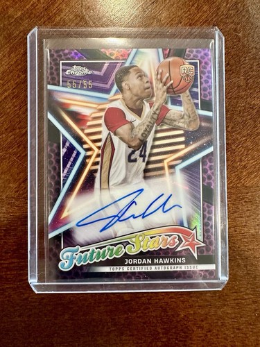 Jordan Hawkins 23/24 Topps Chrome Future Stars Auto Rookie RC Pink /55 ...