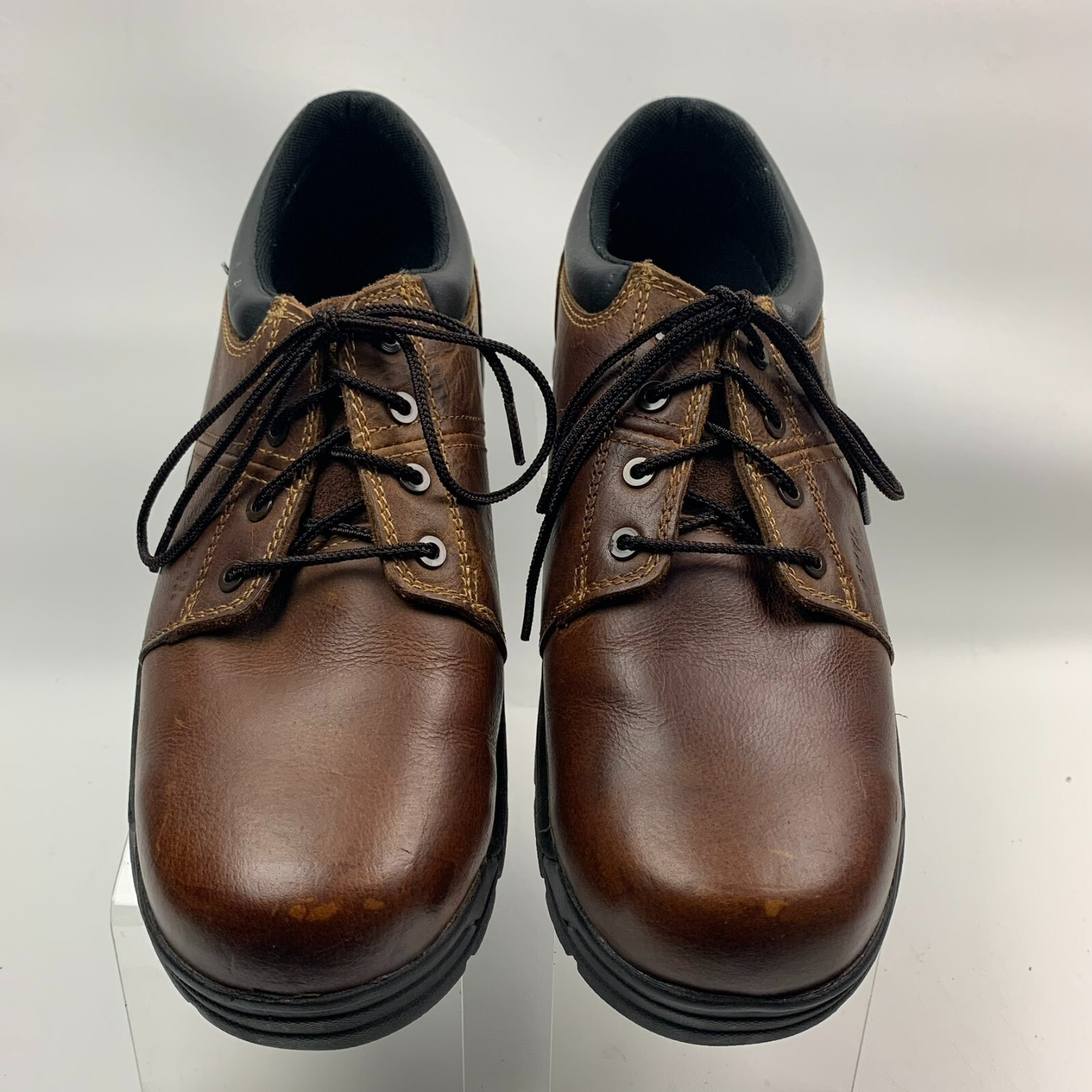 Carolina Oxford Work Safety Brown Leather Steel Toe R… - Gem