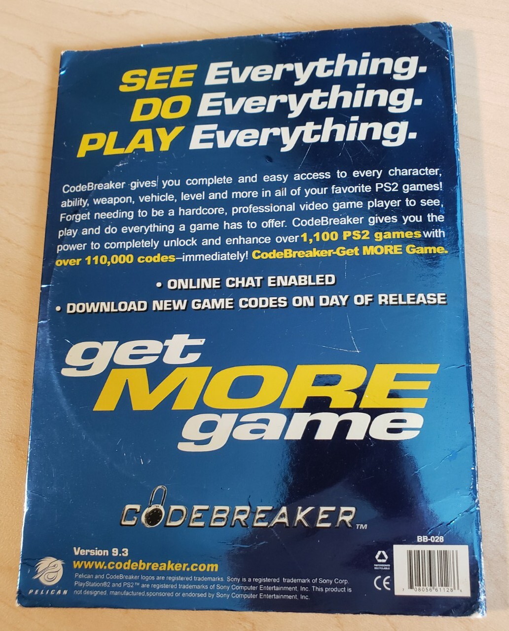 Codebreaker+Version+9.3+PlayStation+2+Ps2+With+Case+MINT+Pelican for ...