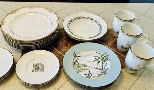 18 Pieces NWT Lenox British Colonial Tradewind Bamboo Shutter ...